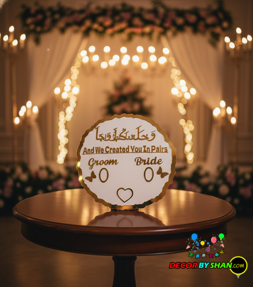 Nikah Thumb Plates – Decor by Shan