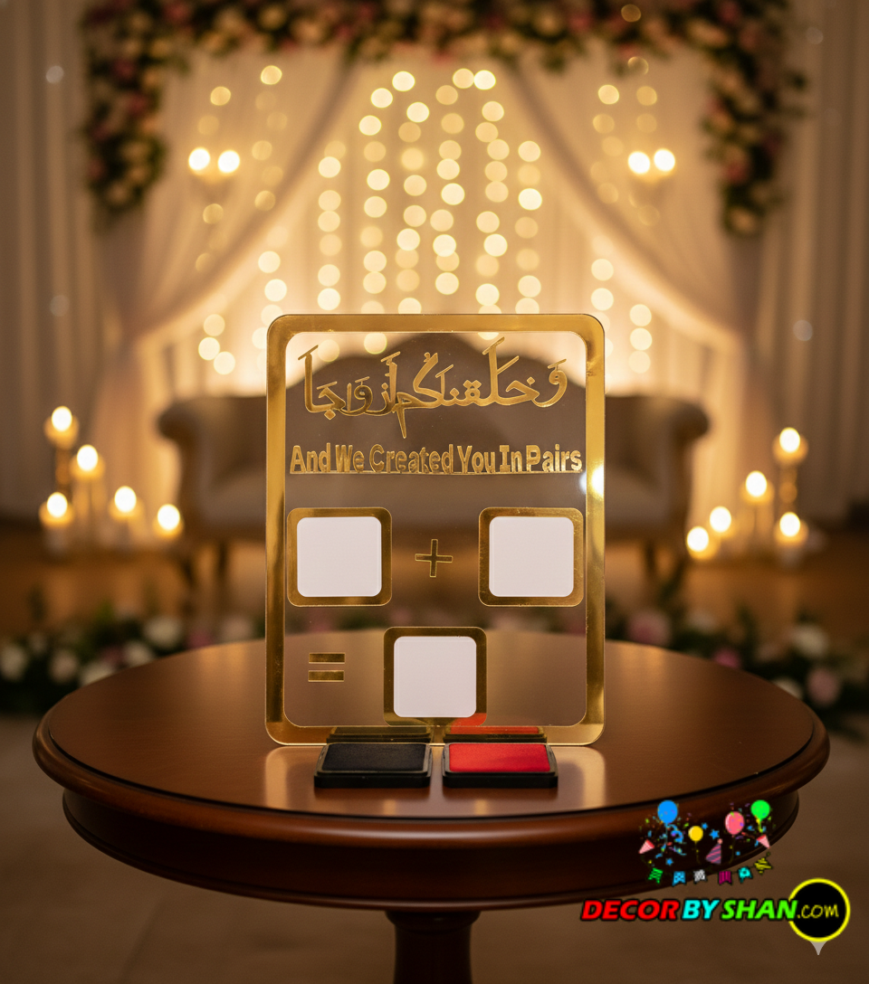 Nikah Thumb Plates – Decor by Shan