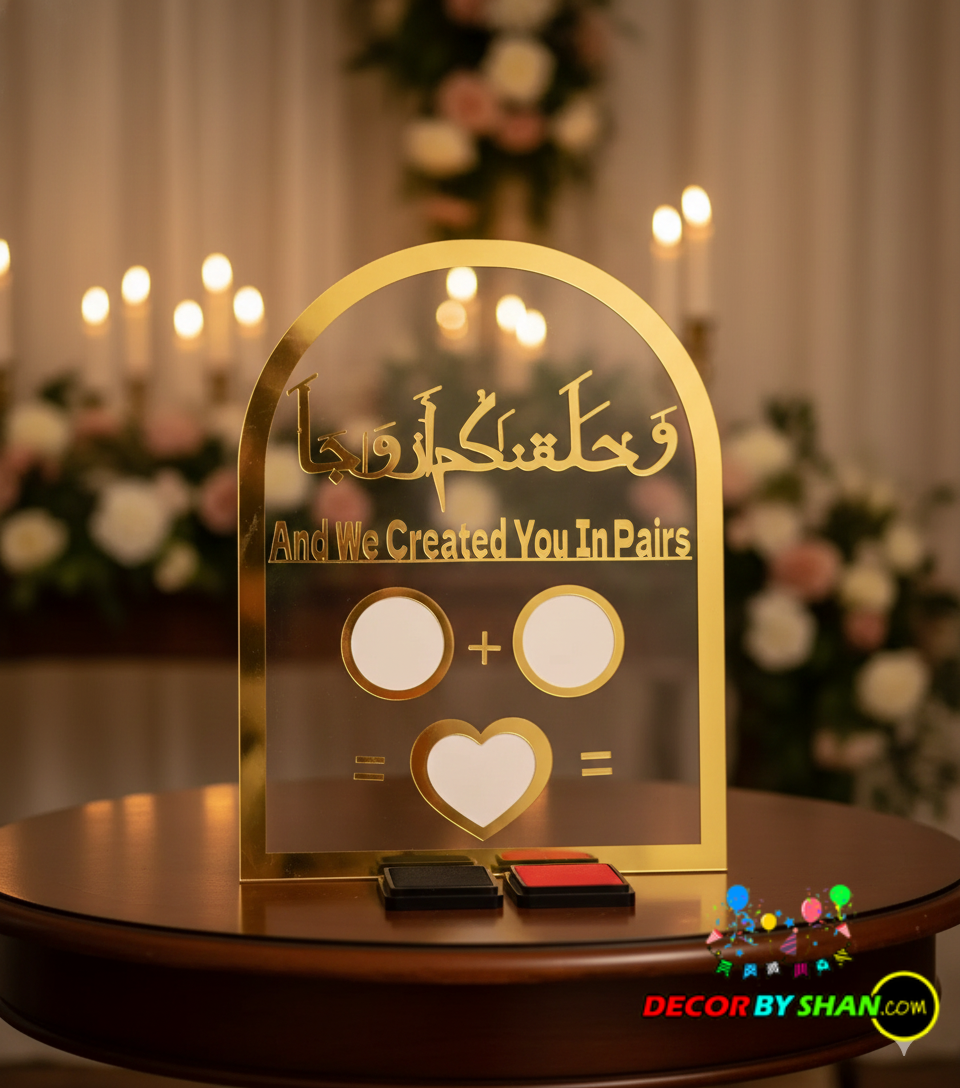 Nikah Thumb Plates – Decor by Shan
