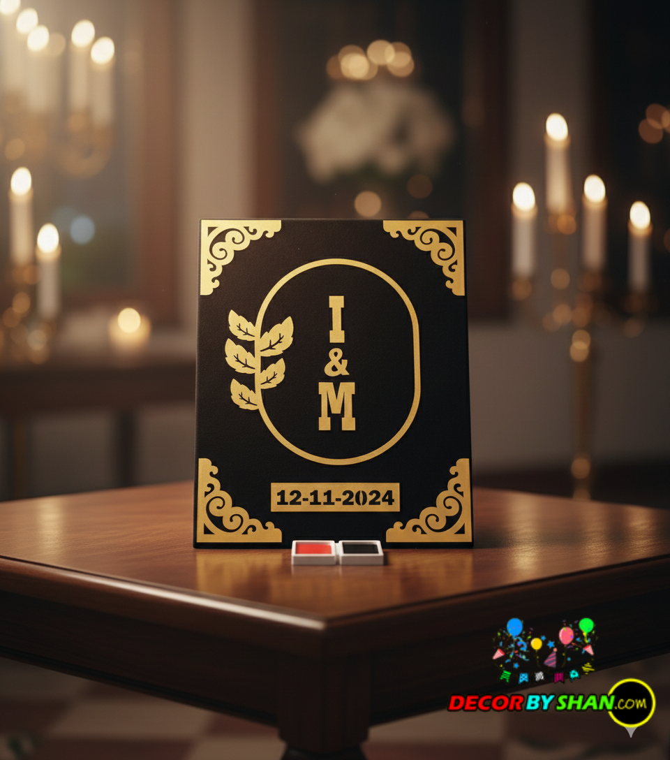 Customise Nikah Thumb Plates Album A3 – Decor by Shan