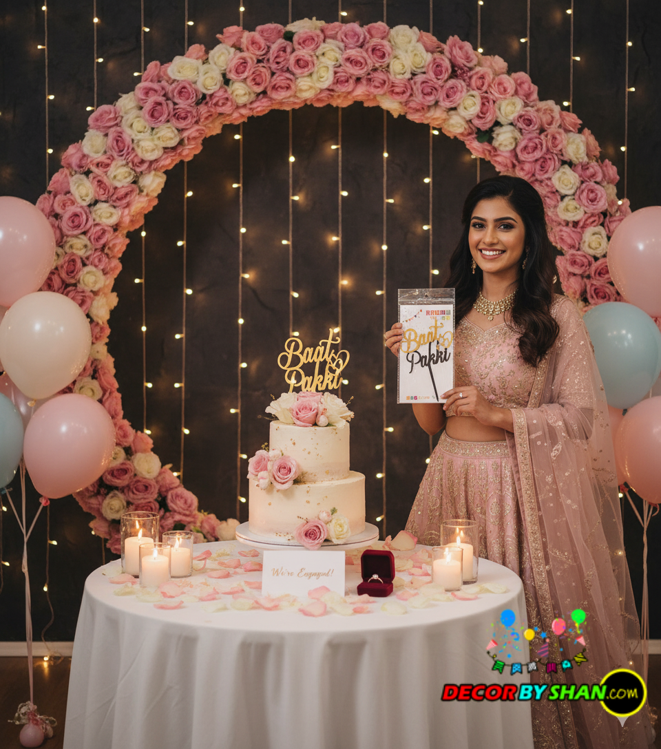 Baat Pakki Cake Topper – Decor by Shan