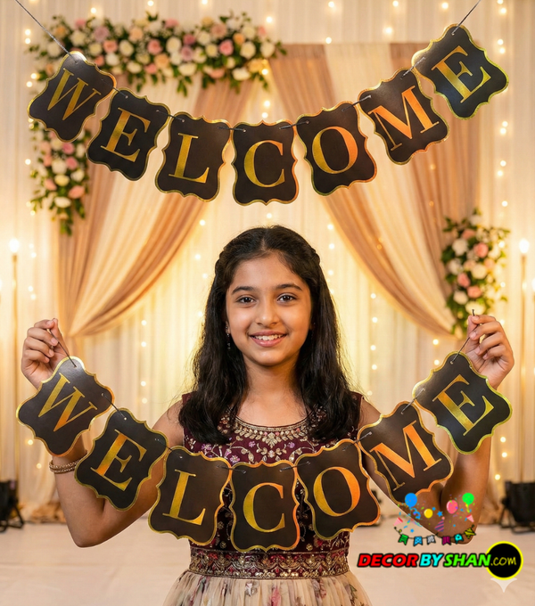 Welcome Letter Banners – Decor by Shan