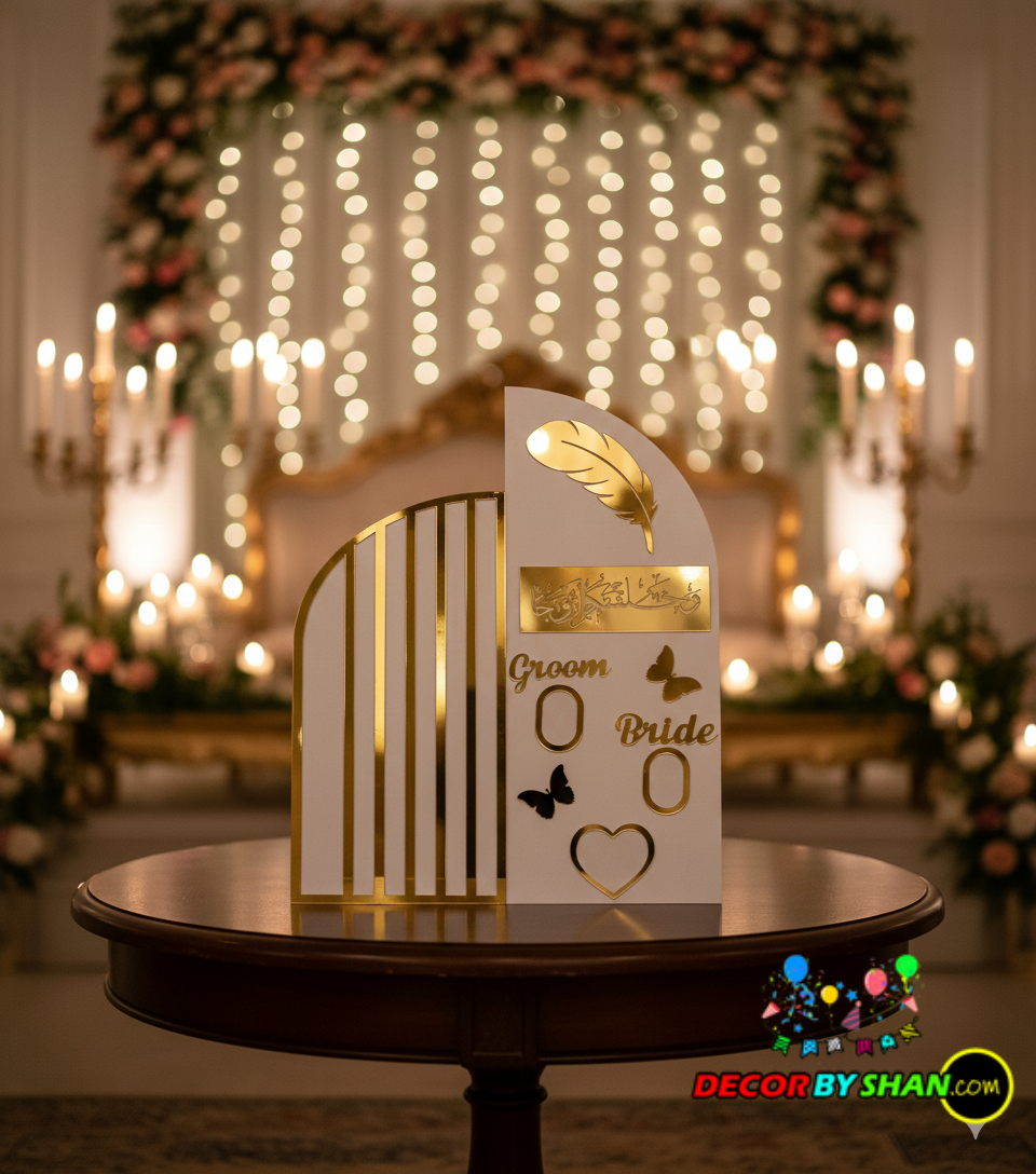 Nikah Thumb Plates – Decor by Shan